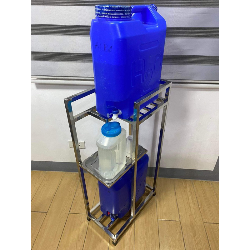Stainless Water Gallon Rack with Pitcher tray Heavy duty | Shopee ...