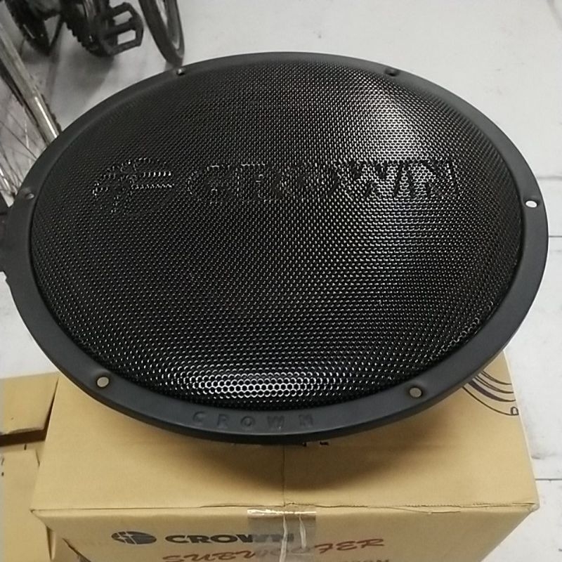 SPEAKER CROWN 12,INCHES SUBWOOFER PRO-SW-1236M/360WATTS 8ohms dual ...