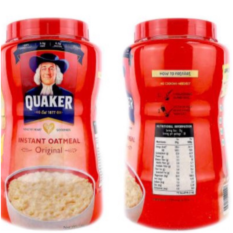 Quaker Instant Oatmeal Original 1 Kg | Shopee Philippines