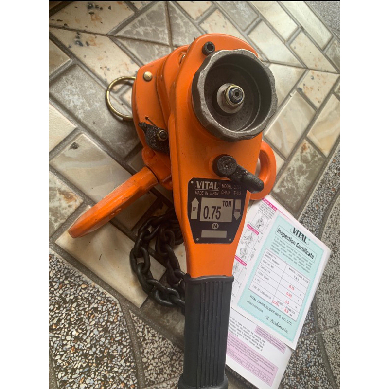 Vital lever block japan (.75 to 1 ton) heavy duty | Shopee Philippines