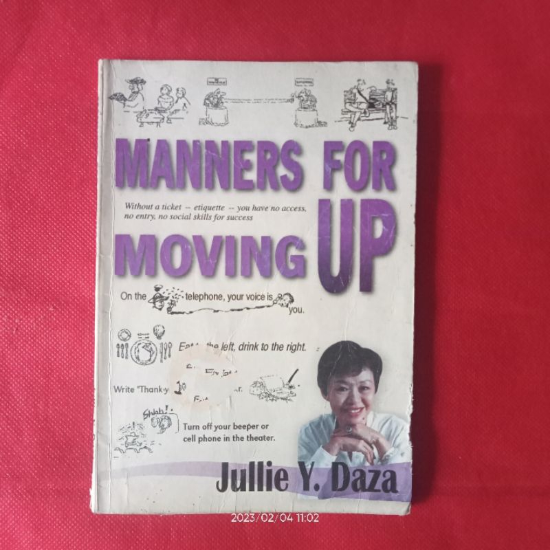Manners for Moving Up by Jullie Y. Daza | Shopee Philippines
