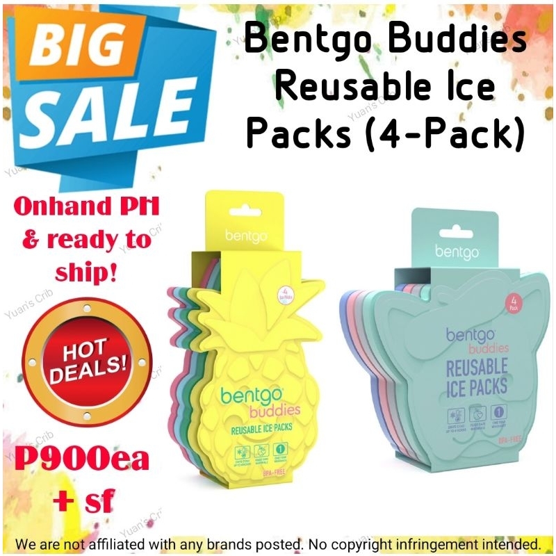 Bentgo Buddies Reusable Ice Packs (4-Pack) | Shopee Philippines