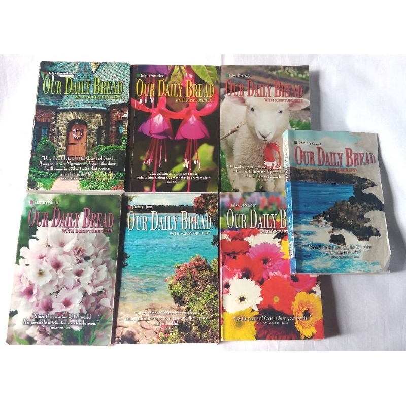 OUR DAILY BREAD. All 7 books for 150 php. | Shopee Philippines