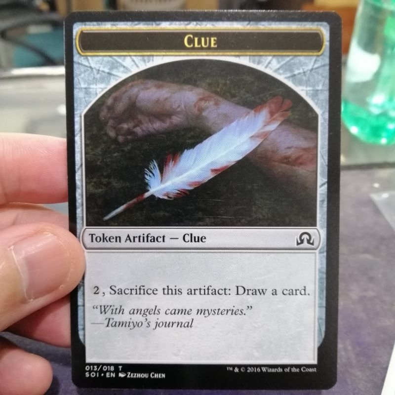 1 Clue token RANDOM ART SOI MTG card magic commander EDH | Shopee ...