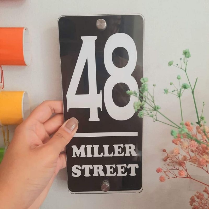 Customized Acrylic House Plate | Shopee Philippines