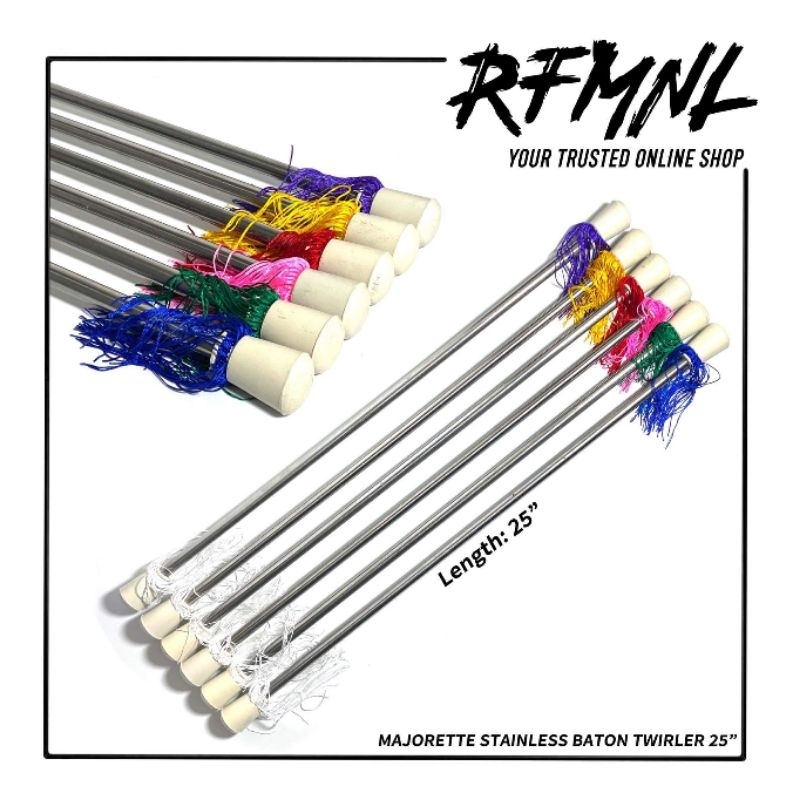 Marjorette Stainless Baton Twirler 25” | Shopee Philippines