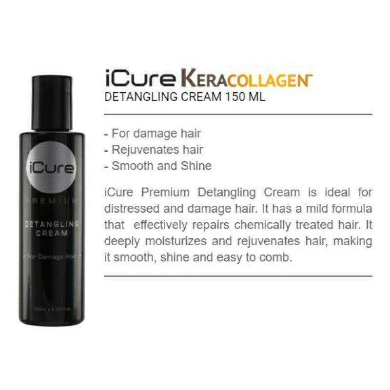 Icure Detangling Cream*150ml | Shopee Philippines