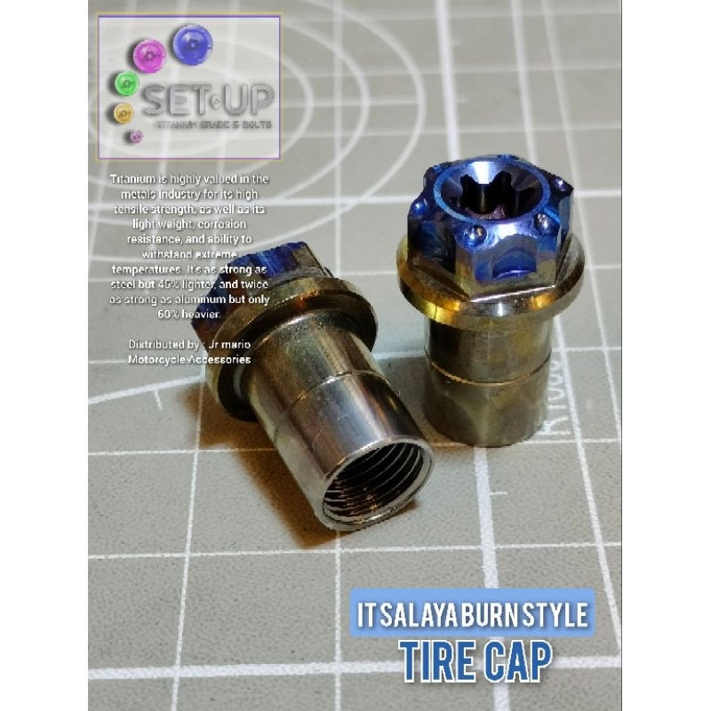 TITANIUM GR5 BURN TIRE CAP / PITO | Shopee Philippines