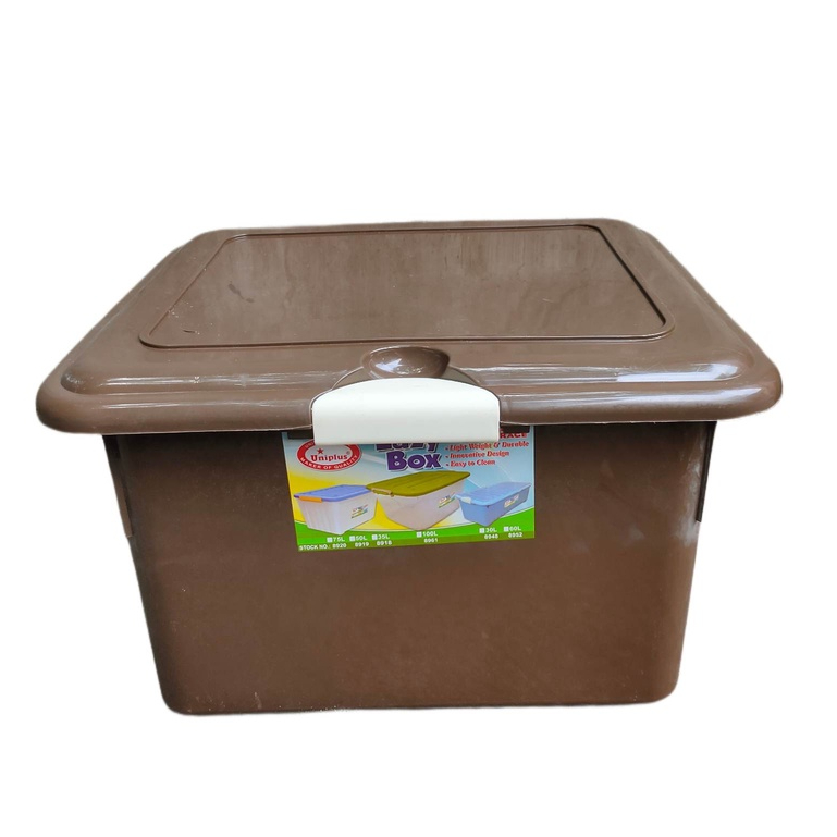 STORAGE BOX | BROWN EAZY BOX (60liters & 30liters) | Shopee Philippines