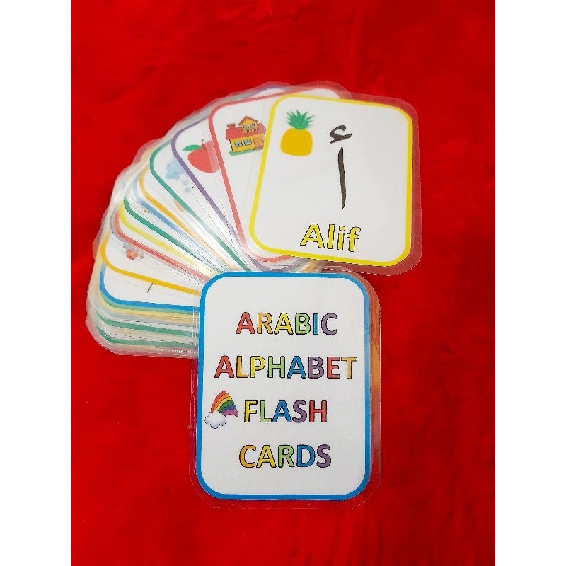 Arabic alphabet flash cards | Shopee Philippines