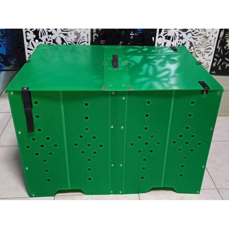 2 Divisions - Gamefowl Folding Cage for Keeping / Dalawahan - pang ...