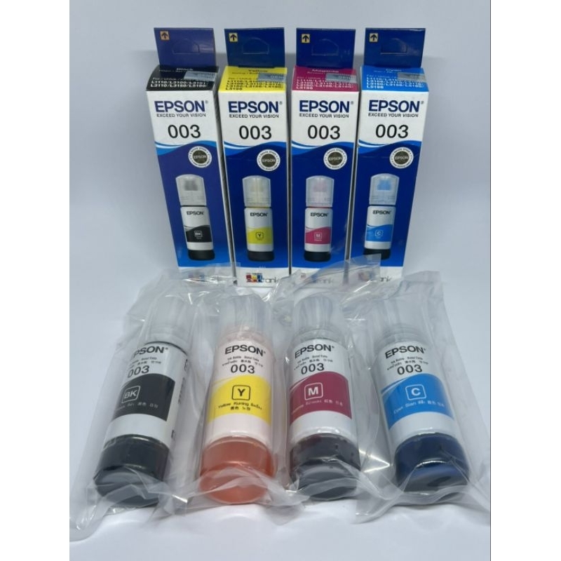 Epson ink 003 genuine 65ml (1set) | Shopee Philippines