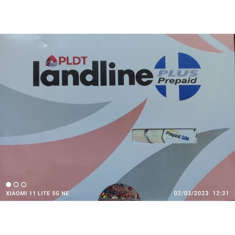 PLDT Landline Plus Prepaid Sim | Shopee Philippines