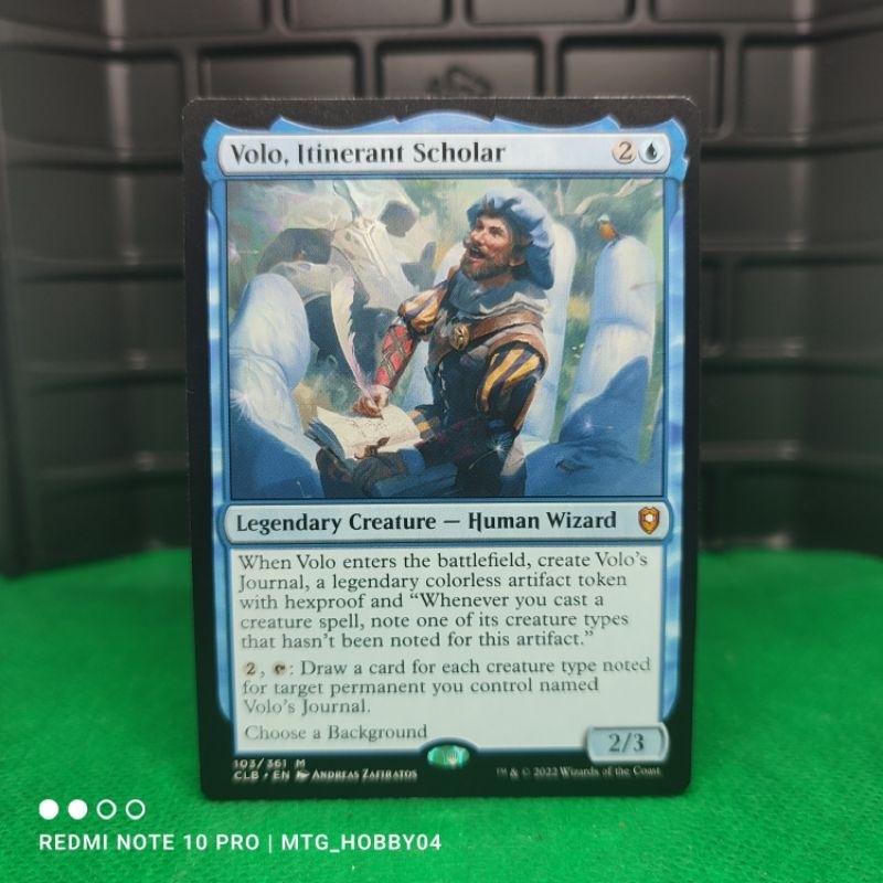Volo, Itiberant Scholar - mtg baldurs gate | Shopee Philippines