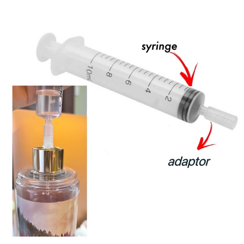 Perfume Dispensing Syringe with Adapter 10ml 20ml Perfume dispensing ...