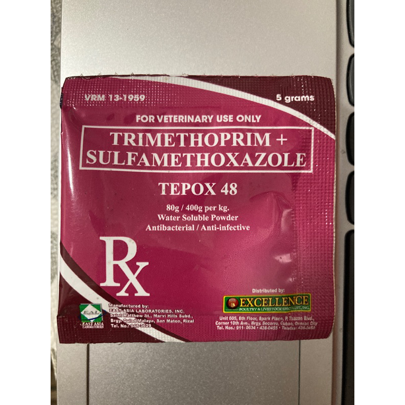 Tepox 48 Anti Diarrhea Prevention Of Coccidiosis 5g for Gamefowl (Sold ...