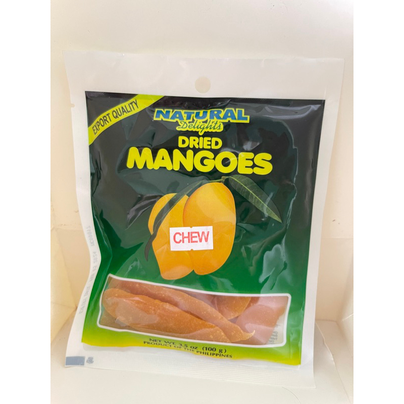 Cebu Natural Delights Dried Mangoes Chew 100 and 200 grams dried mango ...