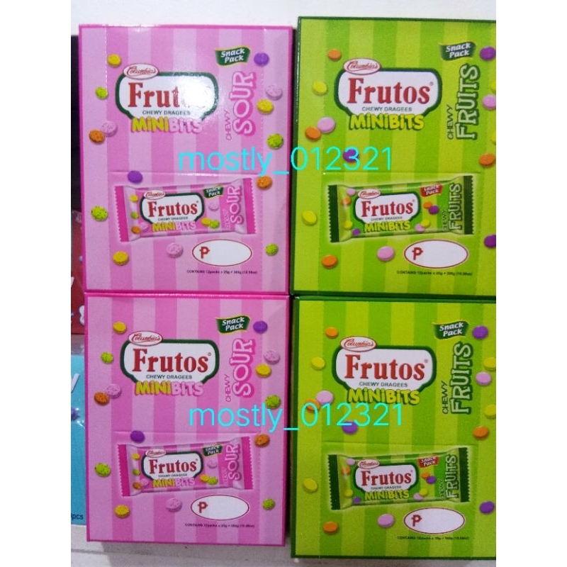 Frutos Minibits 12pcs Per Box Shopee Philippines
