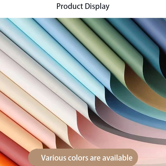 20 pcs Two-Sided Colored Flower Wrappers 40*45cm Gift Wrapping Paper ...