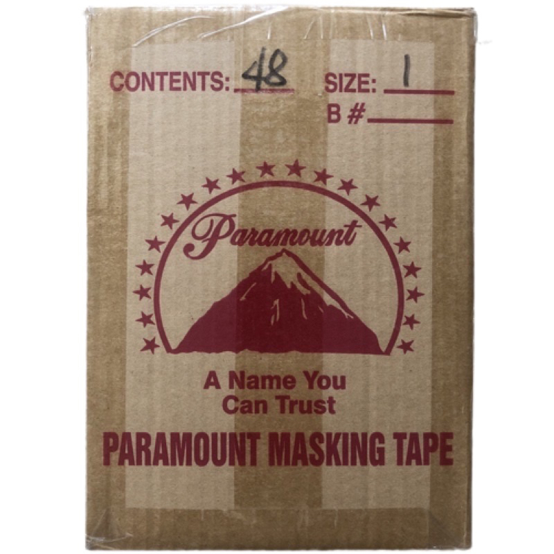 Masking Tape 1box (1/2”, 3/4”, 1”) Rambo or Paramount Brand | Shopee ...