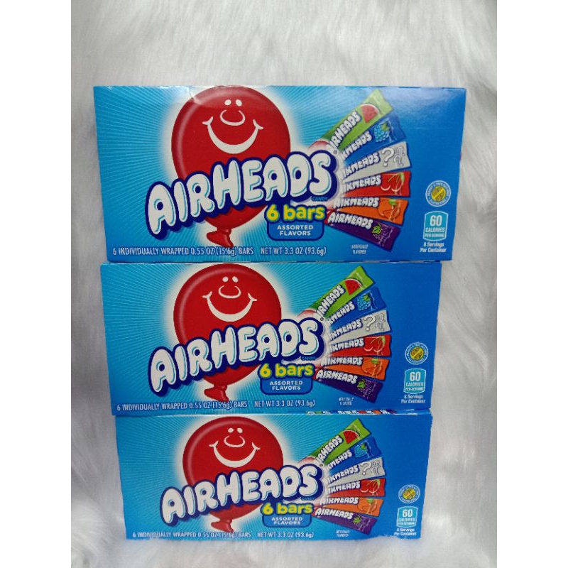 Airheads Candy 6bars assorted flavors 93.6g | Shopee Philippines