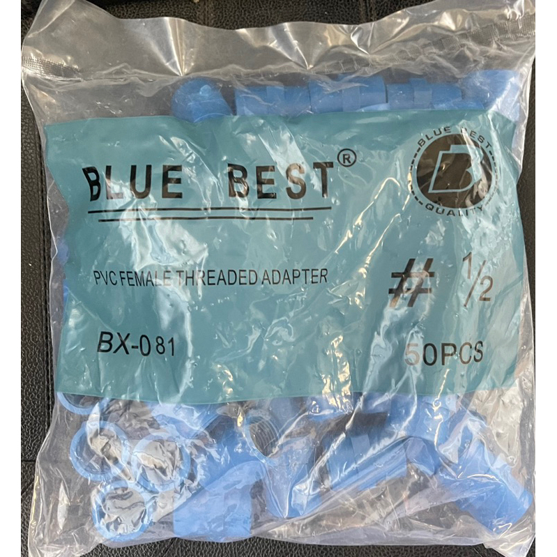 PVC blue fittings Male Adapter 1/2”(50pcs per bag) | Shopee Philippines