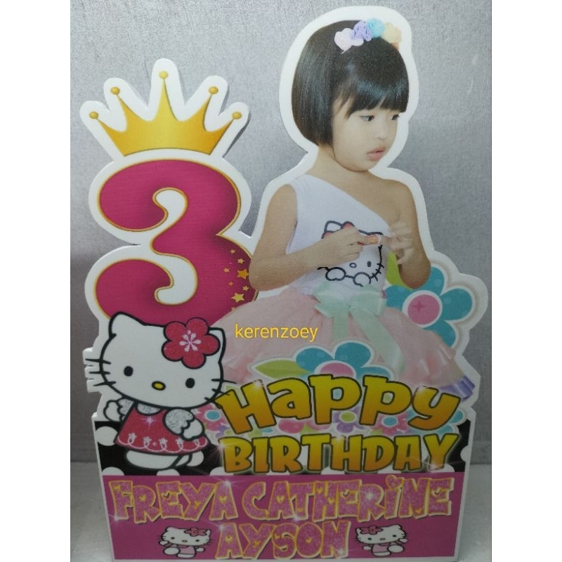 Hello Kitty Themed Photo Standee Sintra Board | Shopee Philippines