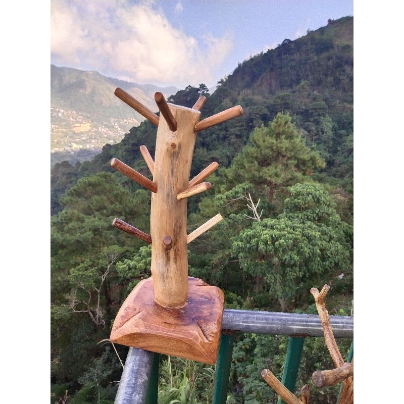 RUSTIC TREE ORGANIZER STAND- SABITAN | Shopee Philippines