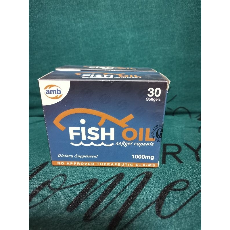 AMB Fish Oil 1000 mg (Box of 30's) | Shopee Philippines