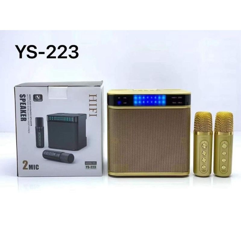 SU-YOSD Ys223 Portable Bluetooth Speaker Wireless Karaoke Free Dual ...