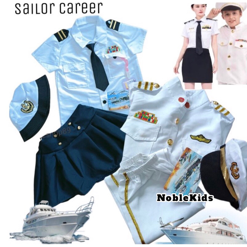 Seaman & Seagirl Career Costume For Kids | Shopee Philippines