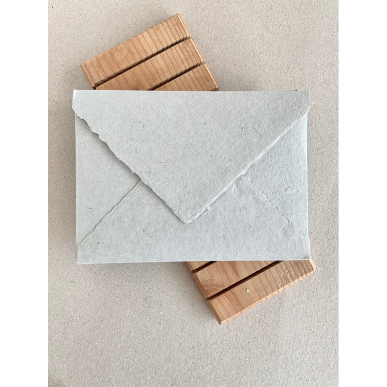 Abaca Handmade Paper Envelopes in Stone | Shopee Philippines