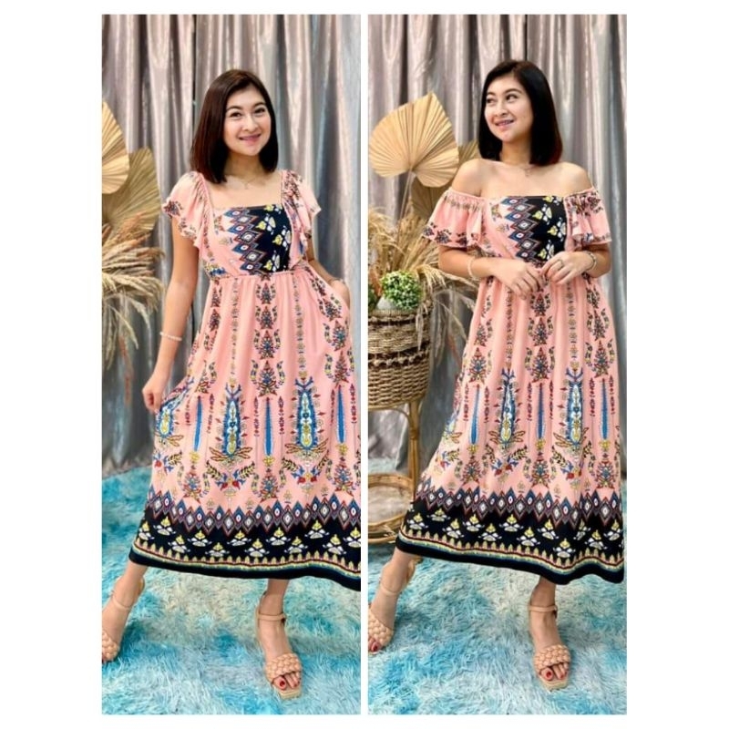 Almira Maxi Dress - Senepa Edition | Shopee Philippines