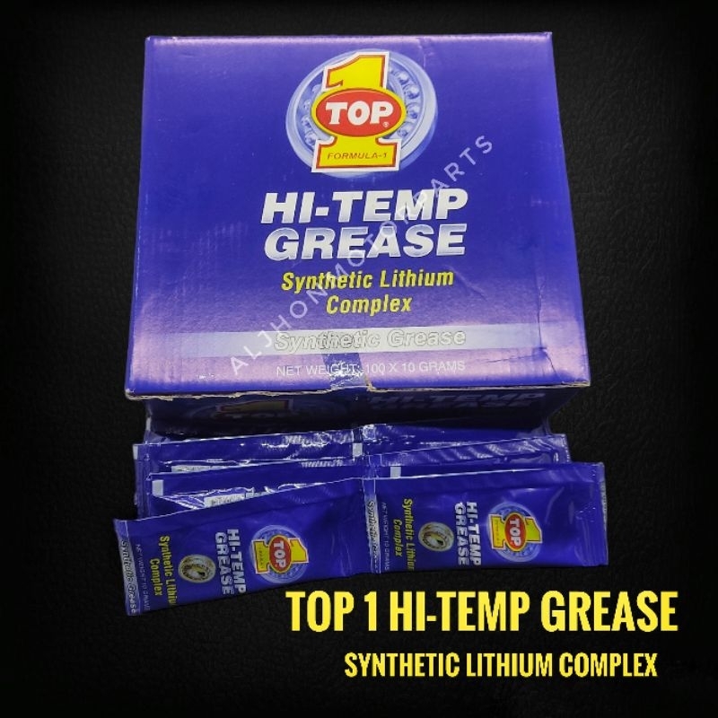 TOP 1 HI-TEMPERATURE GREASE (GRASA) SYNTHETIC LITHIUM COMPLEX 10Grams ...