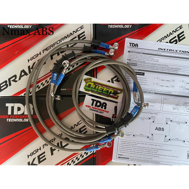 TDR Brake Hose For Nmax ABS and Non ABS v1/v2 | Shopee Philippines