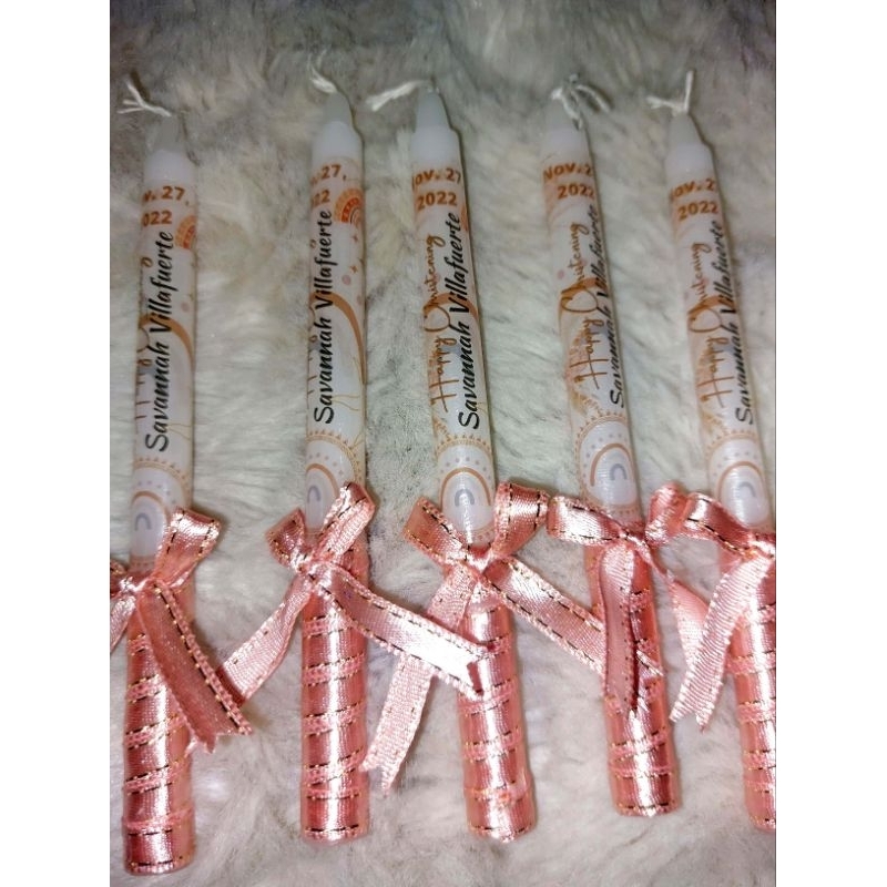 Personalized Debut/Christening/Birthday Candle | Shopee Philippines