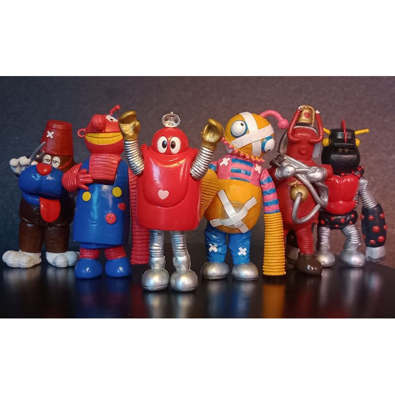 robocon figure complete set vintage robot 1998 toy bandai | Shopee ...