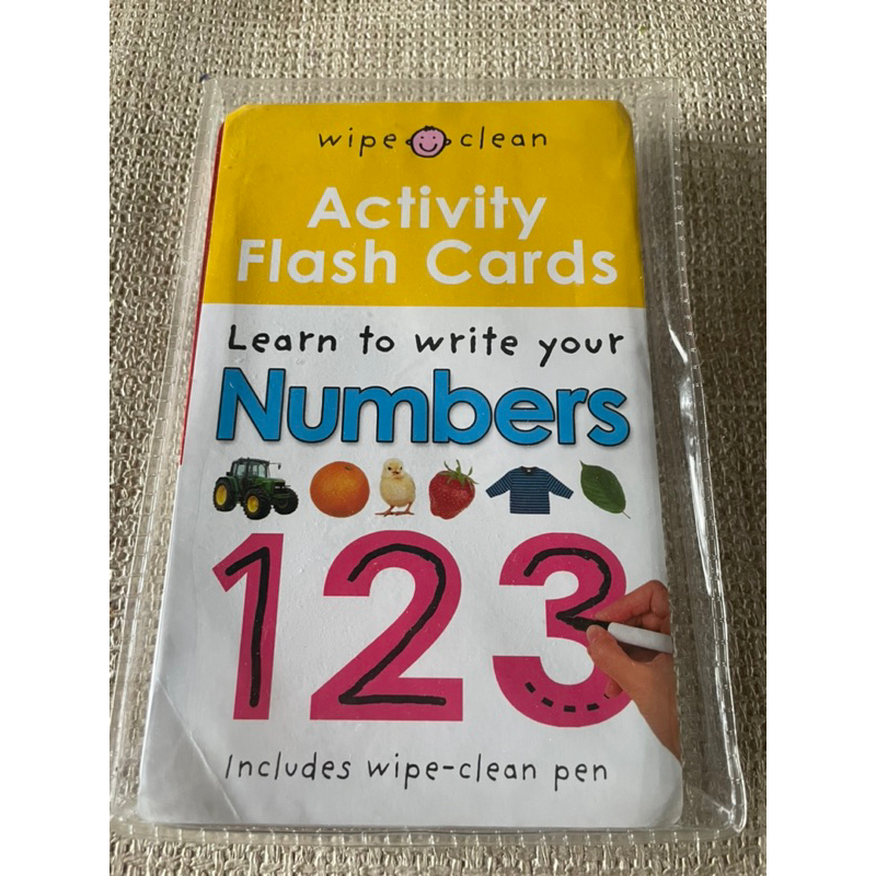 Wipe and Clean Activity Flash Card Numbers | Shopee Philippines