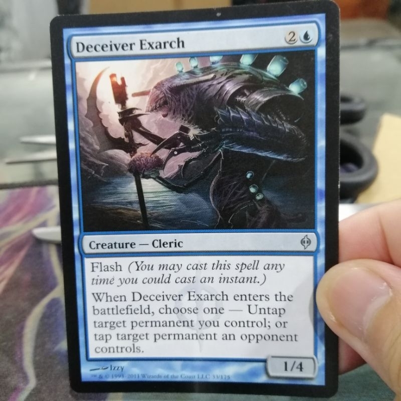 1 Deceiver Exarch new Phyrexia MTG card magic commander EDH | Shopee ...