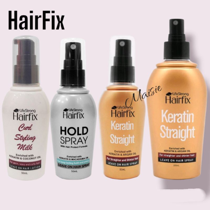 Hairfix Keratin Straight Hair Spray | Shopee Philippines