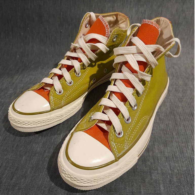 !! HOT ITEM !! Matcha Green Orange Avocado Converse Chuck Taylor 1970s ...