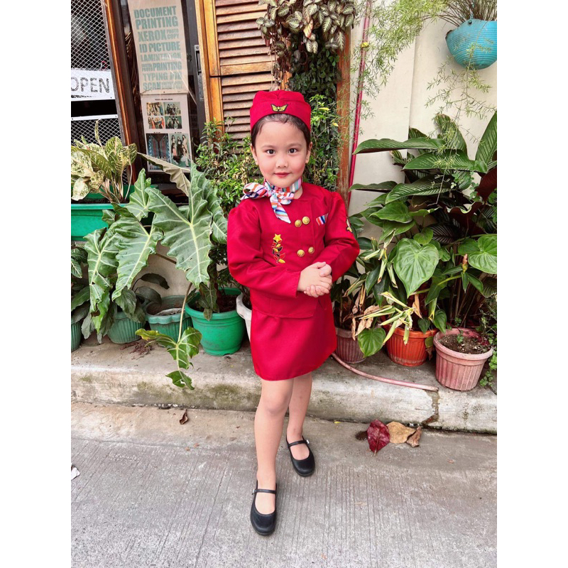 Career costume/ Community helper Stewardess - FA FOR KIDS w/ FREE NAME ...
