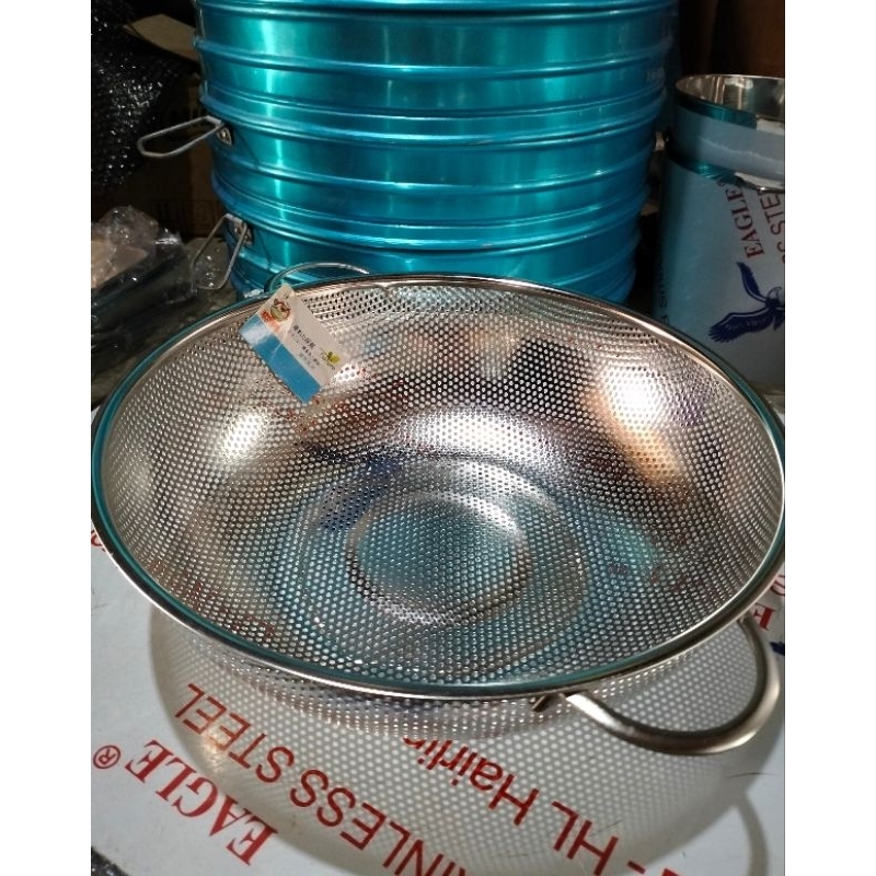 Strainer Stainless Steel colander food basket | Shopee Philippines