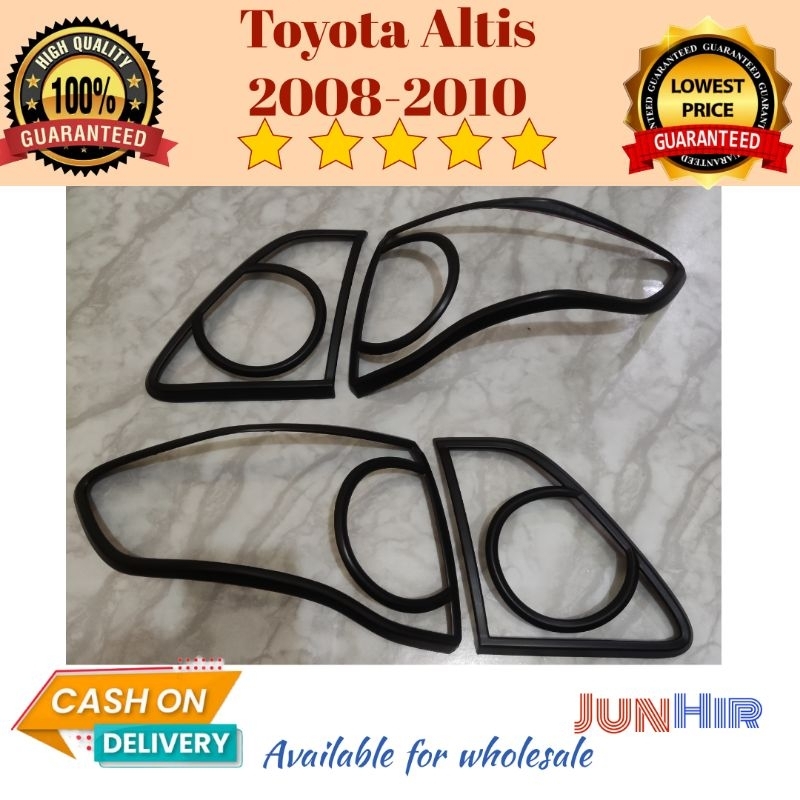 Toyota Corolla Altis 2008 2009 2010 Taillight Tail Light Cover Matte ...
