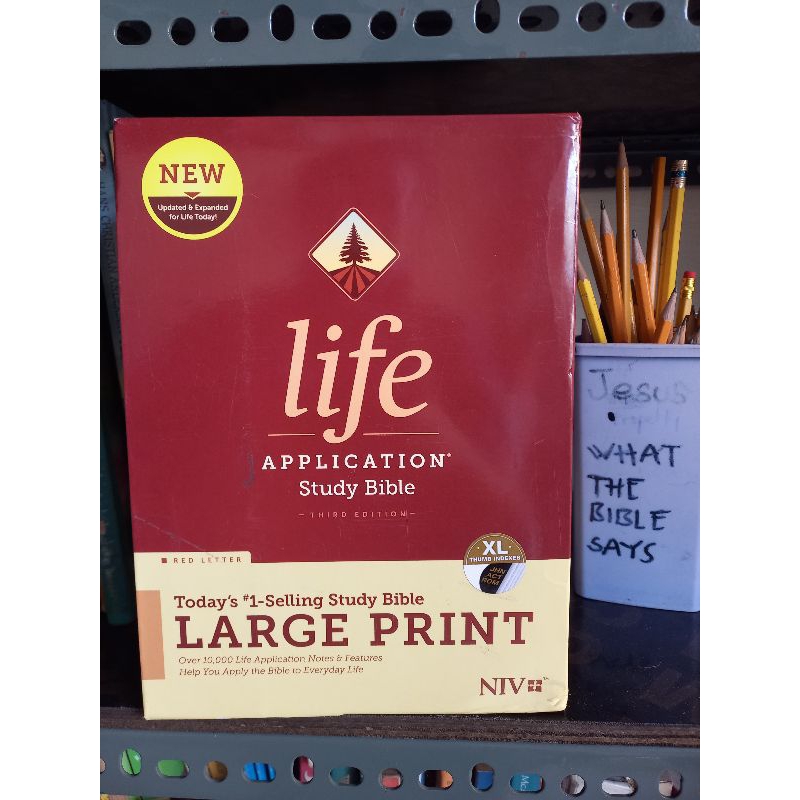 NIV LIFE APPLICATION STUDY BIBLE - 3RD EDITION LARGE PRINT (with little ...