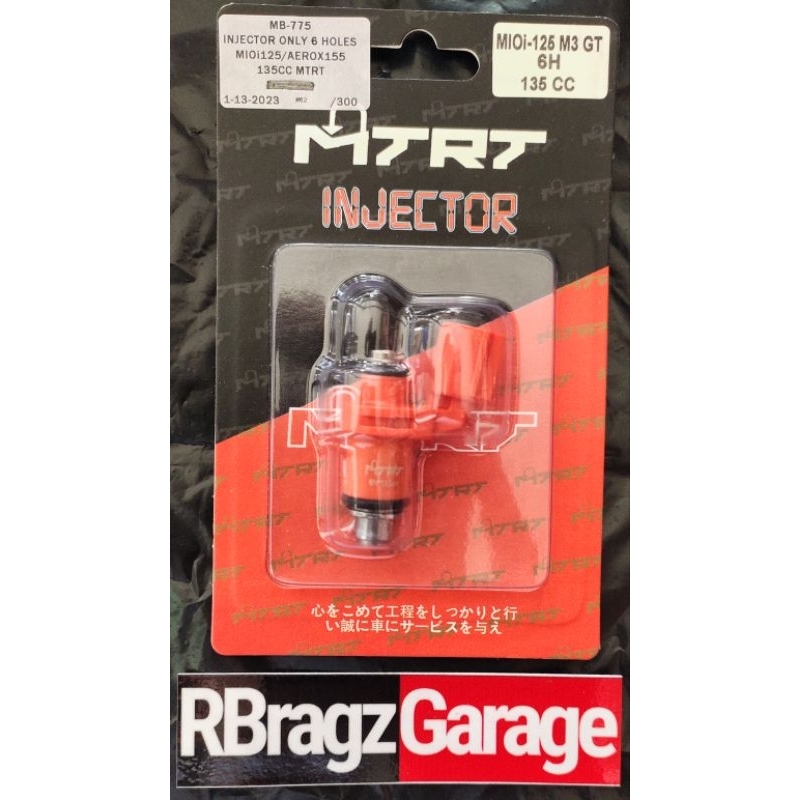 MTRT Injector 6 Holes 135cc - Aerox / Mio i 125 / M3 / GT | Shopee ...
