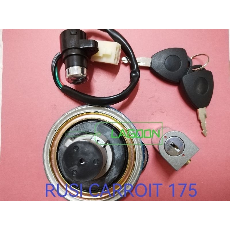 MOTORCYCLE RUSI CHARIOT 175 IGNITION SWITCH ASSY SET/RUSI CHARIOT 175 ...