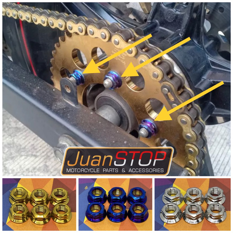 Heng Sprocket Nut for Sniper 150/155 | Raider 150 Carb/Fi (SOLD AS SET ...