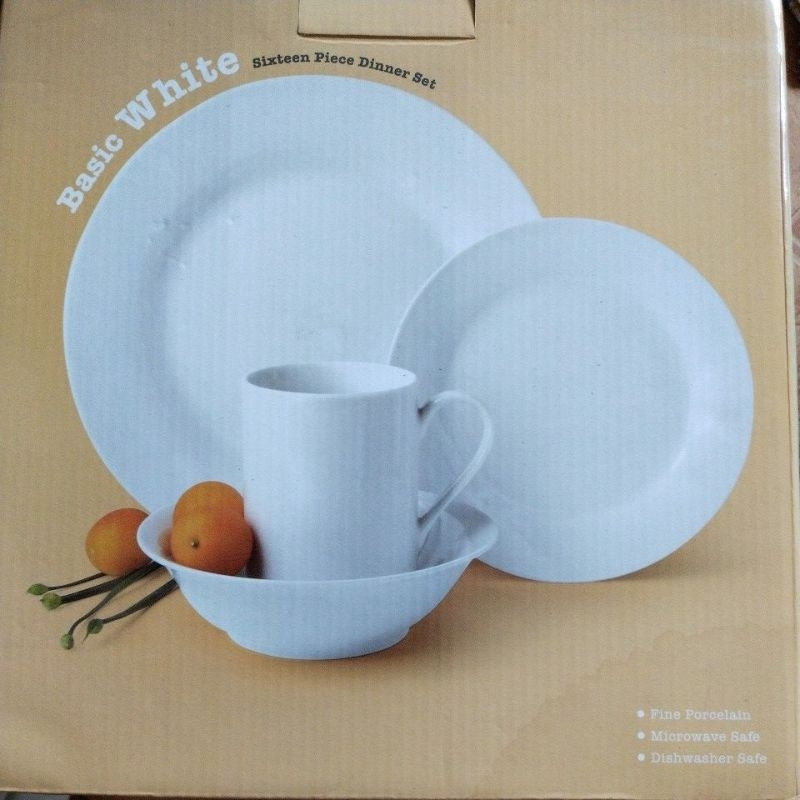 fine porcelain 16 PC dinner set | Shopee Philippines