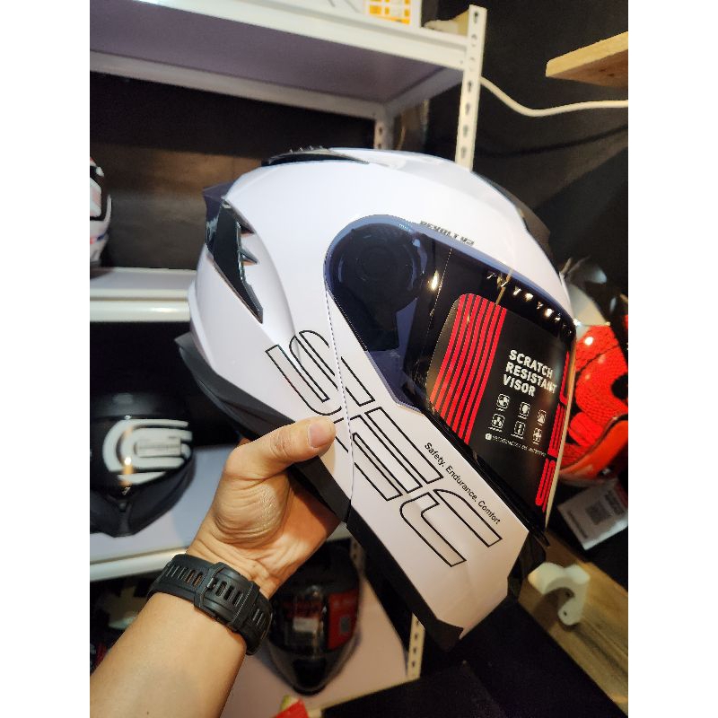 SEC REVOLT V2 MODULAR DUAL VISOR FREE LENS AND SPOILER | Shopee Philippines